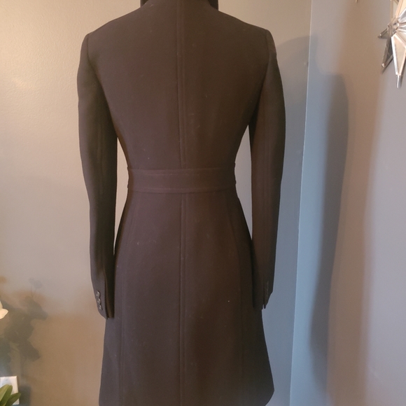 J. Crew | Jackets & Coats | Jcrew Classic Black Lady Day Coat Italian ...